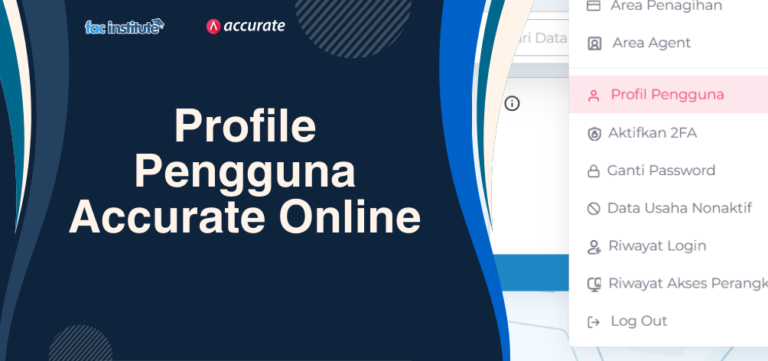 Profile Pengguna di Accurate Online - FAC Institute