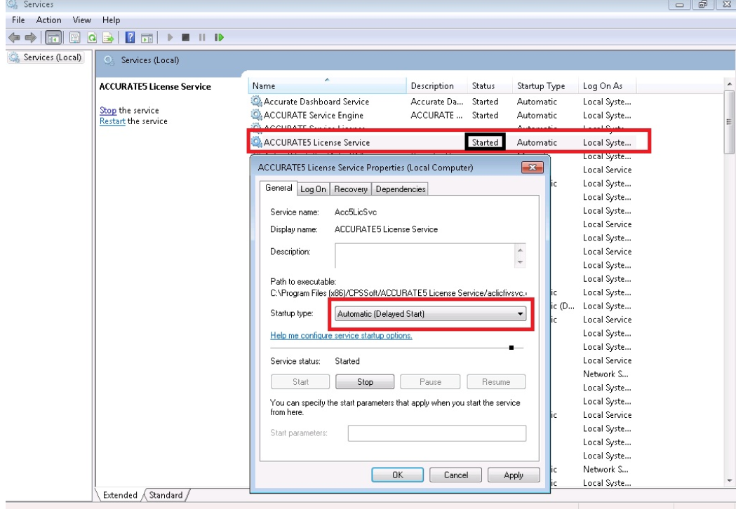 ACCURATE 5 License Service Did Not Start, Please Start Service! - FAC ...
